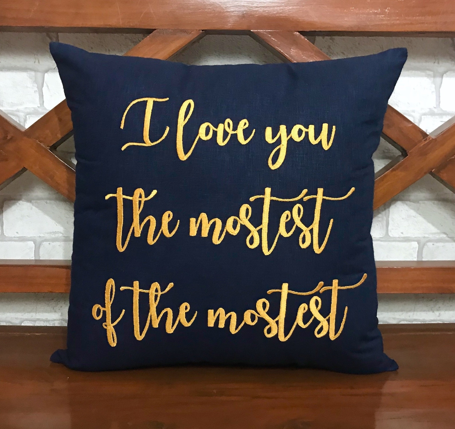 30% OFF I Love You the Mostest of the Mostest Love Pillow | Etsy