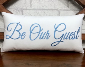 Be Our Guest Pillow - Etsy