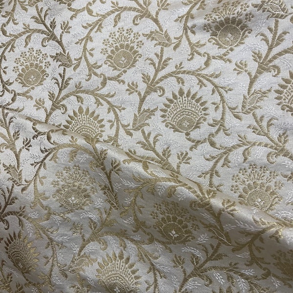 Satin Brocade Fabric - Etsy