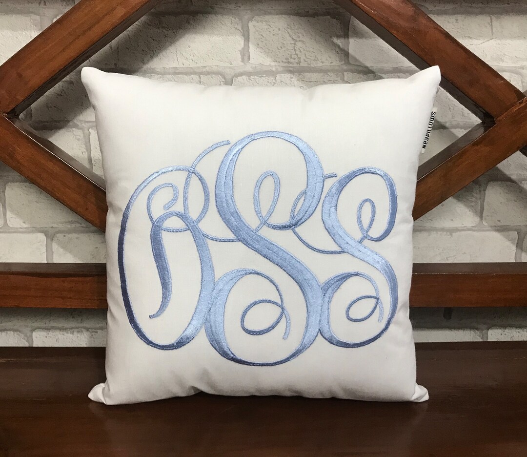 50% OFF Monogram Pillow Initial Name Letter Pillow Kids Room - Etsy