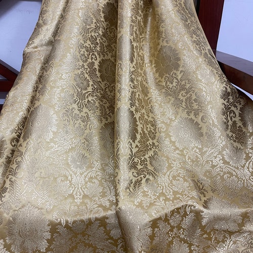 Cheval Silk Brocade Fabric by the Half Yard 50 Wide - Etsy