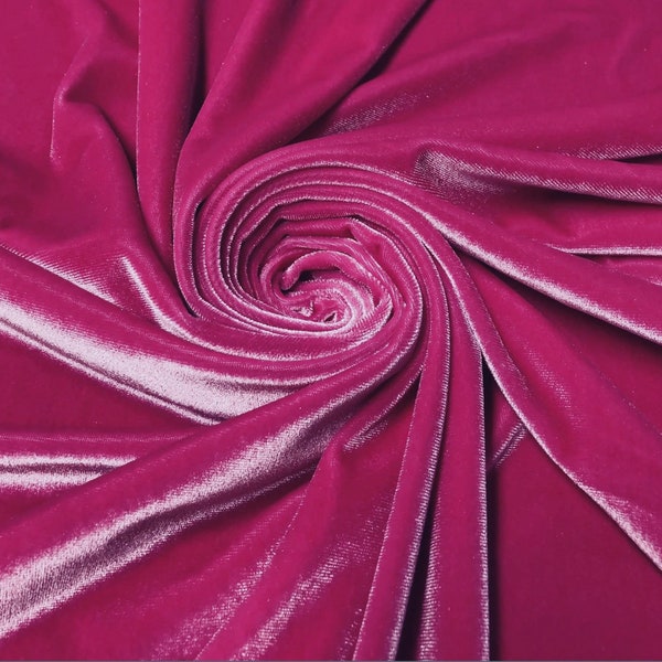 Pink Velvet Fabric - Etsy