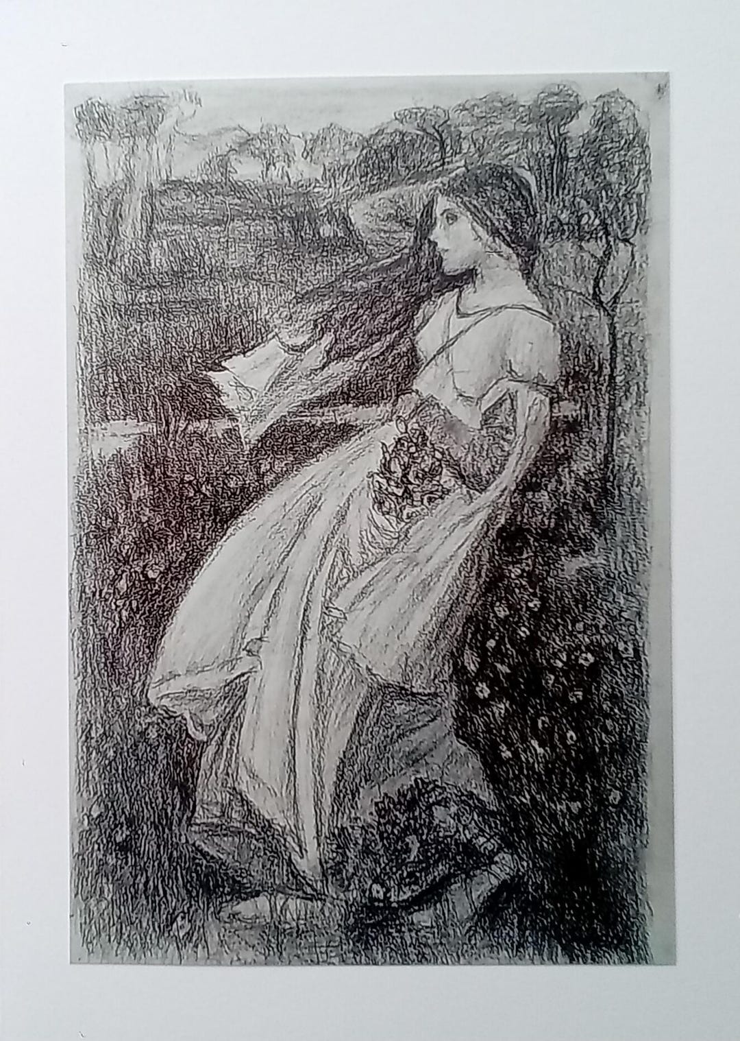 Windblown Girl - Etsy