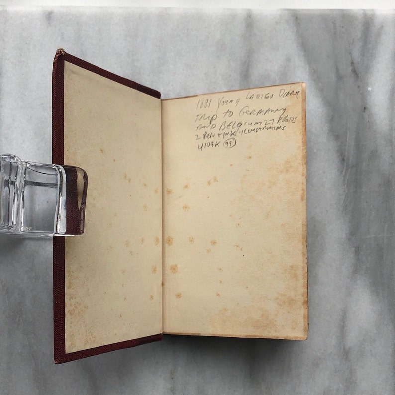 Victorian Diary G. L. Wild Canning Road Croydon Travels With ...