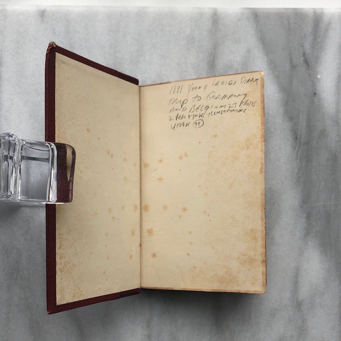 Victorian Diary G. L. Wild Canning Road Croydon Travels With ...