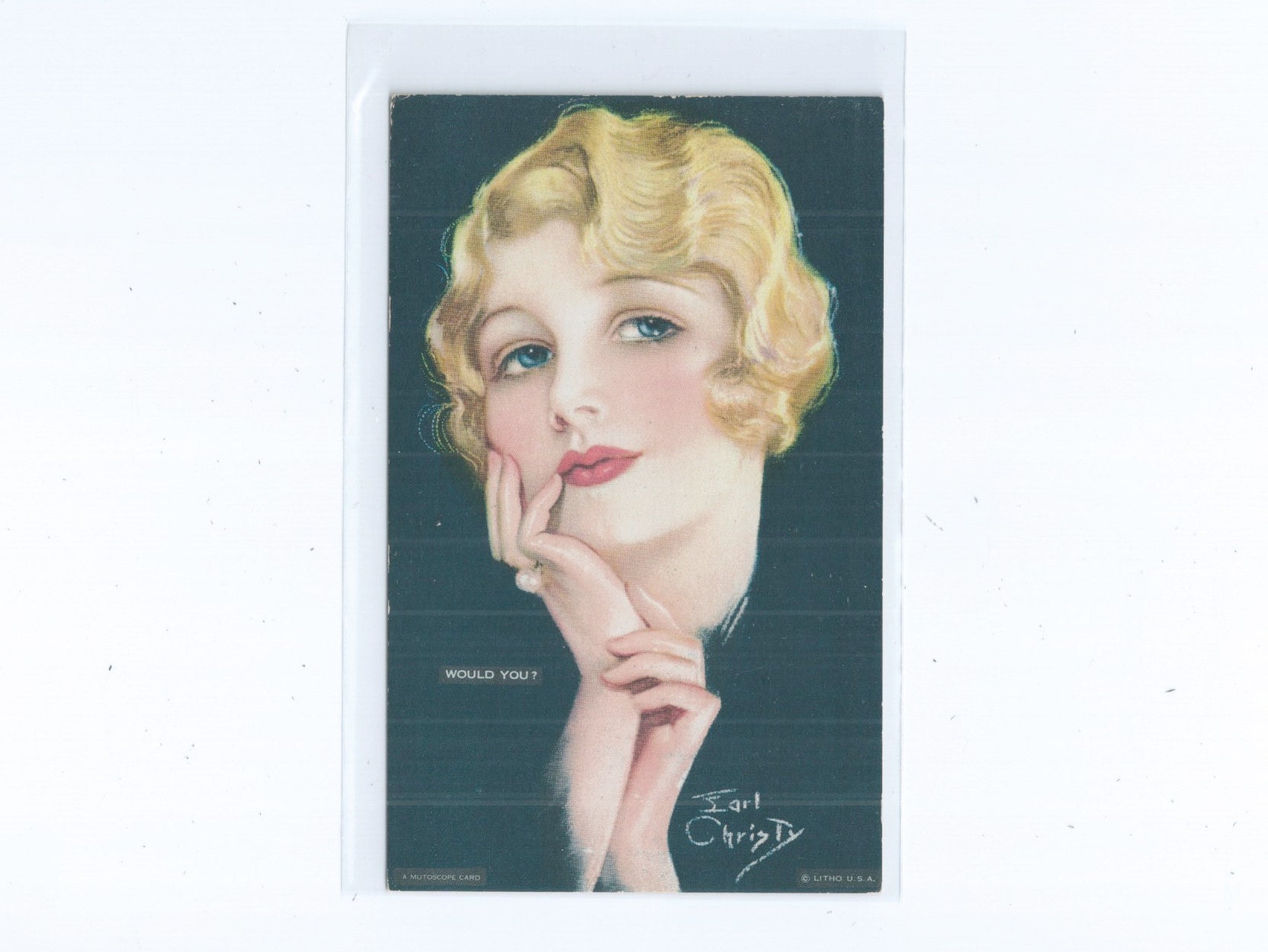 3 Mutoscope Cards - 1940s Yankee Doodle Girls Pinup Arcade - Earl ...