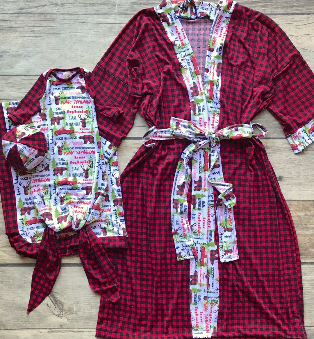 Reserved-custom Designed Gown Set and Robe - Etsy