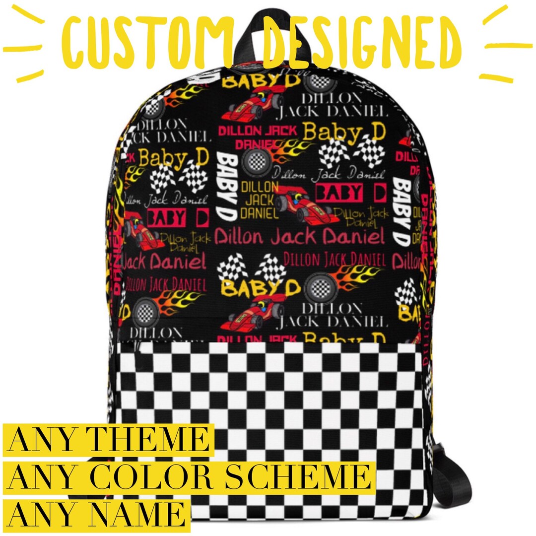 Custom Backpack, Back to School, Personalized Bag, School Supplies ...