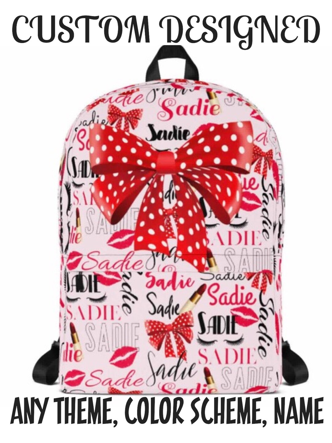 Custom Backpack, Back to School, Personalized Bag, School Supplies ...