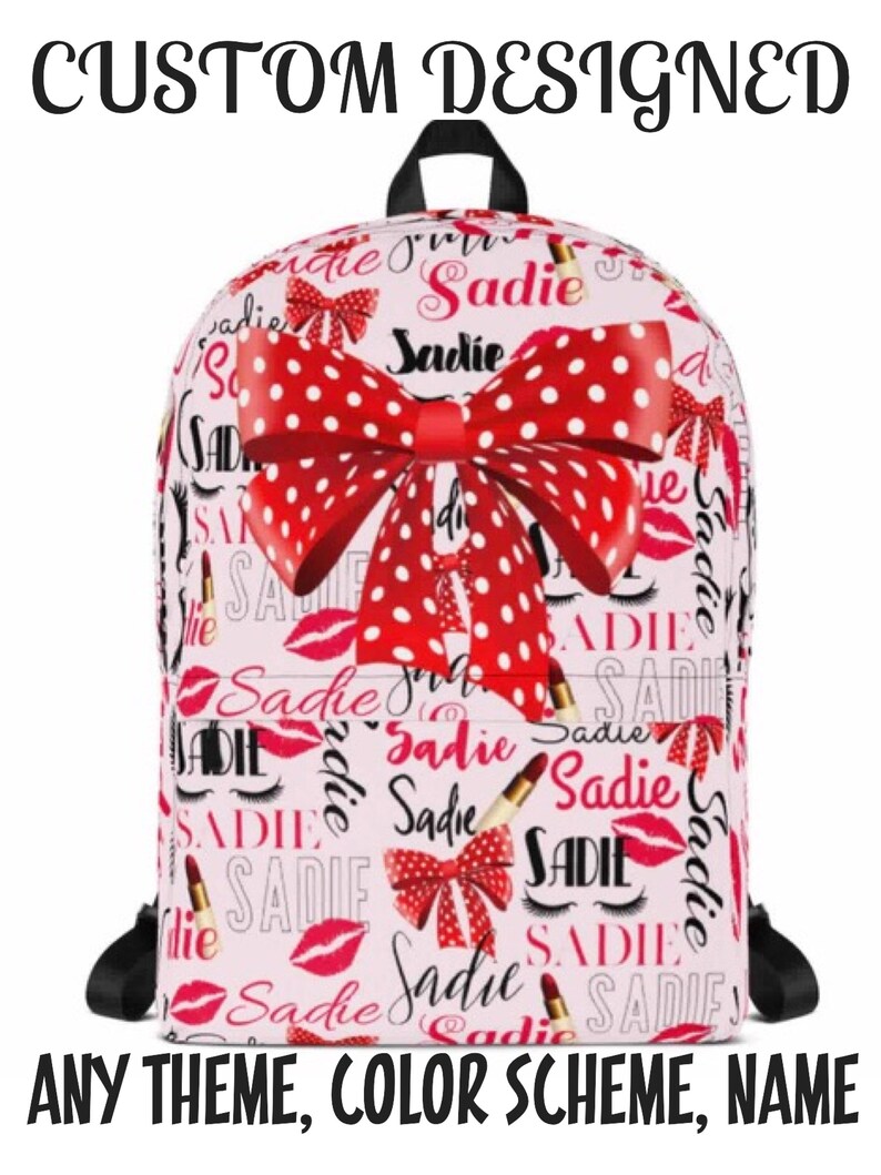Custom Backpack Back to School Personalized Bag School - Etsy