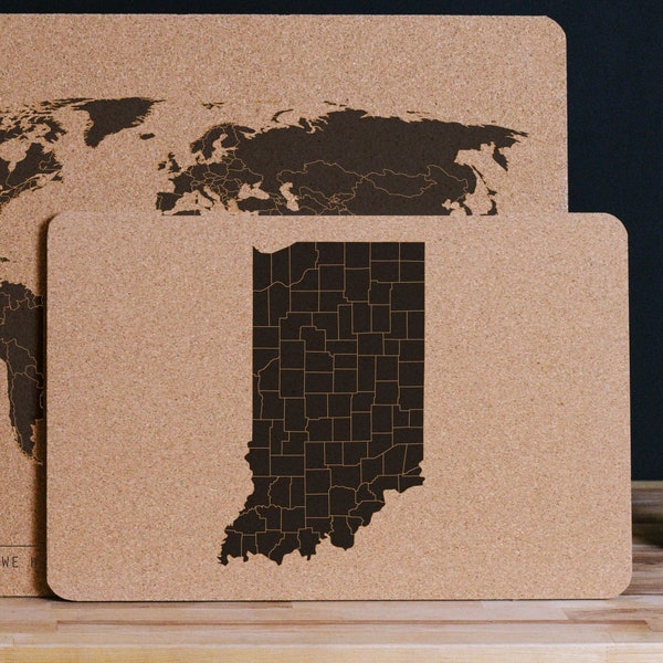 Indiana Map - Etsy
