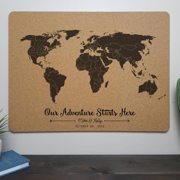 Push Pin Map - Etsy
