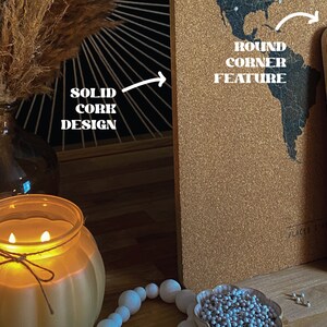 West Virginia State Map Cork Push Pin Map on Solid Cork With - Etsy