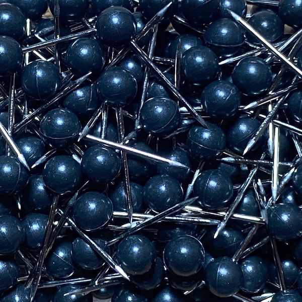 Black Head Pins - Etsy
