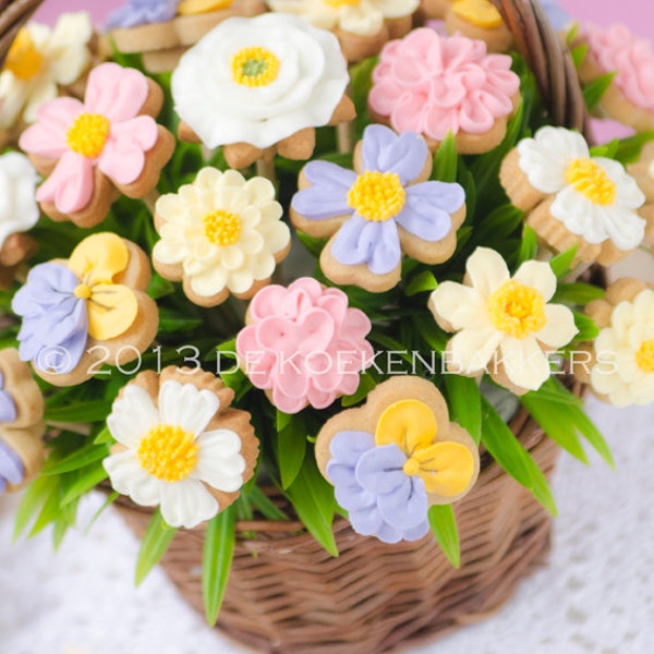 Flower Bouquet Cookie Cutter Set - Etsy