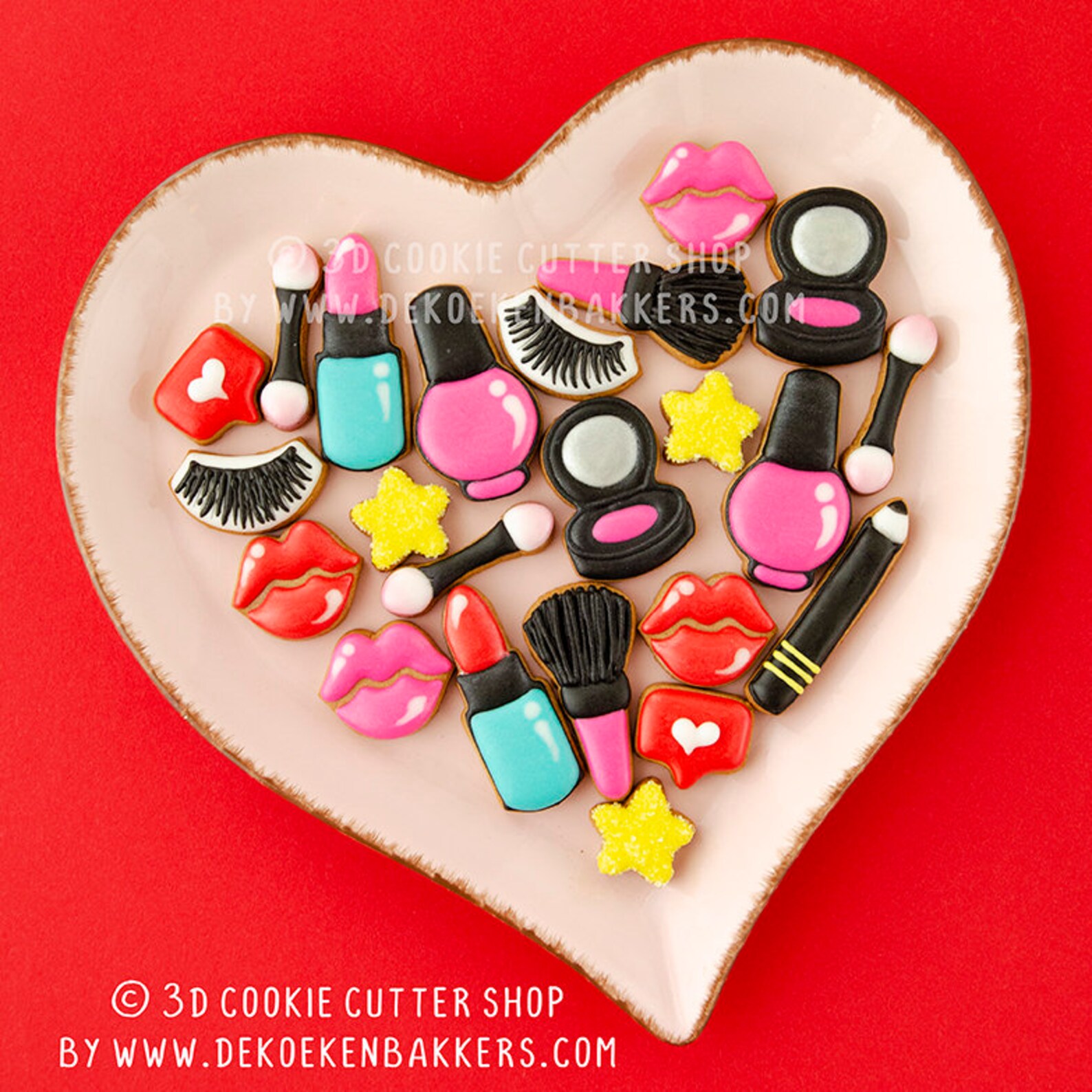 Make-up Mini Cookie Cutter Set - Etsy