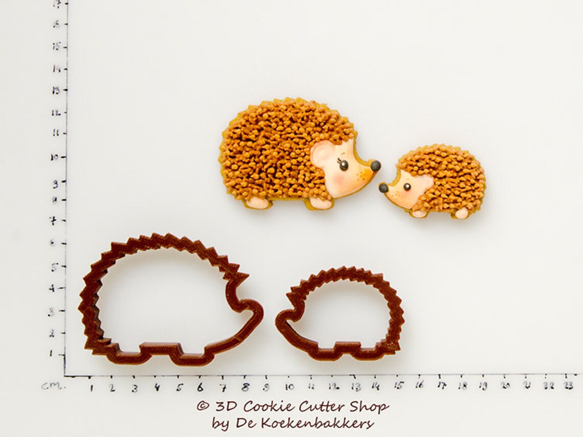 Mother & Baby Hedgehog Cookie Cutter Set - Etsy