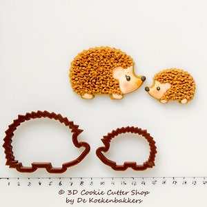 Mother & Baby Hedgehog Cookie Cutter Set - Etsy