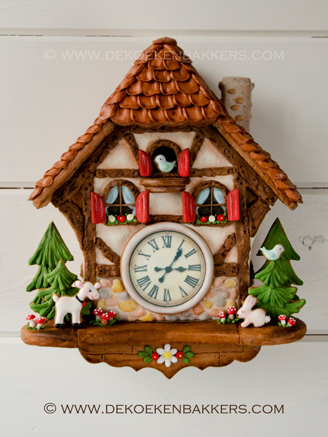Gingerbread Cuckoo Clock House Cookie Cutter Set | Cuckoo Clock ...