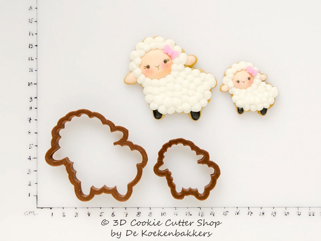 Sheep #1 Cookie Cutter Set - Etsy