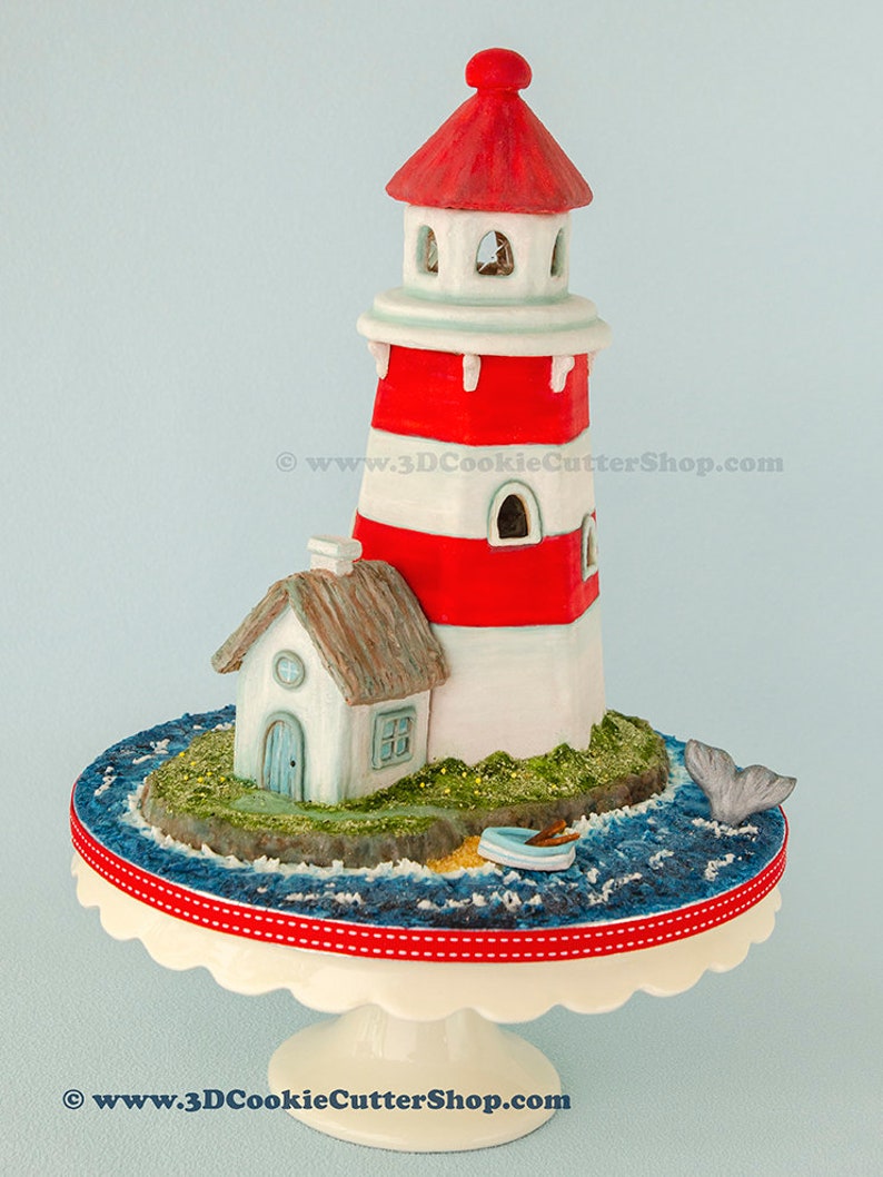 Gingerbread Lighthouse Cookie Cutter Set - Etsy