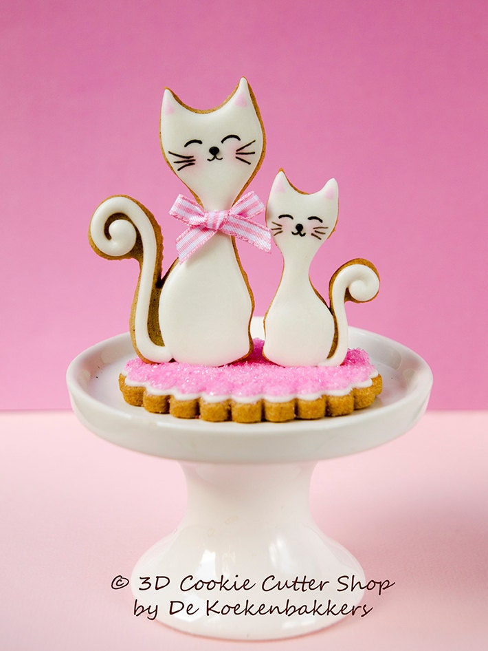Cat Cookie Cutter Set - Etsy