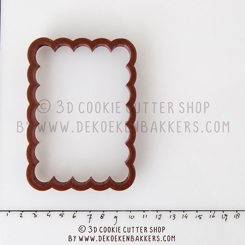 Rectangle Plaque Cookie Cutter - Etsy