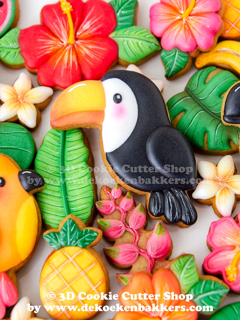 Tropical Birds Cookie Cutter Set - Etsy