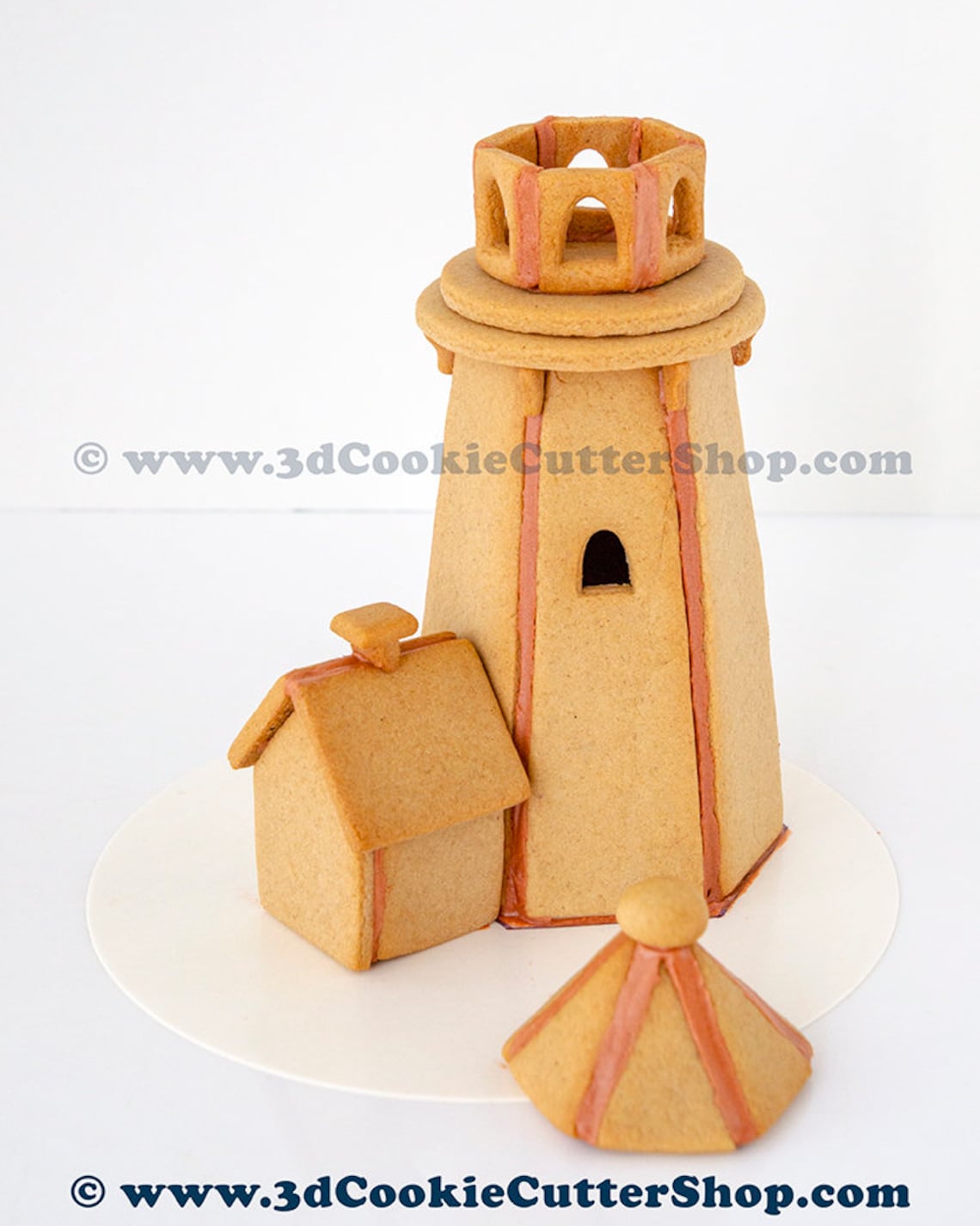 Gingerbread Lighthouse Cookie Cutter Set - Etsy