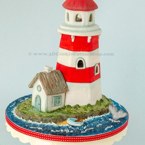 Gingerbread Lighthouse Cookie Cutter Set - Etsy