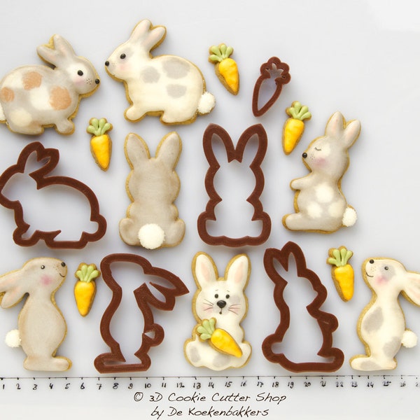 Bunny Cookie Cutter - Etsy