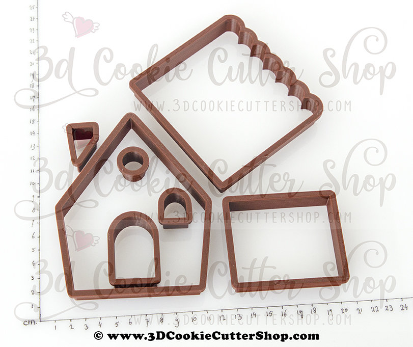 Classic Gingerbread House Cookie Cutter Set | Gingerbread House Kit ...