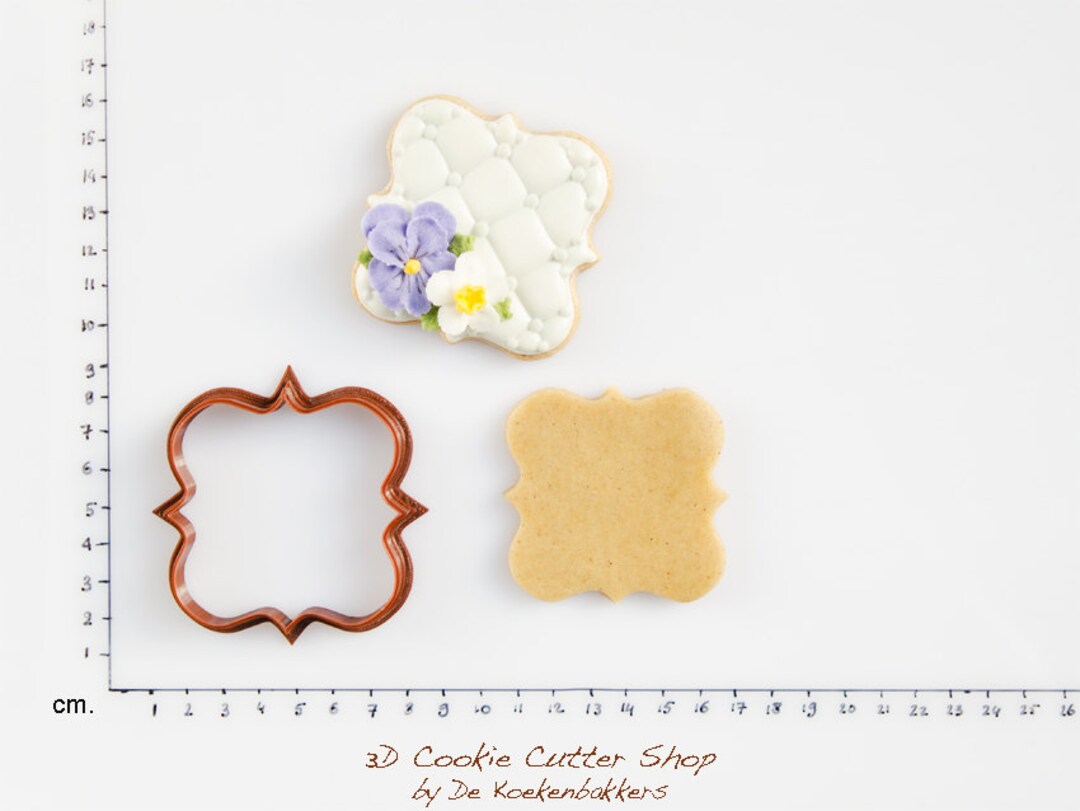 Square Plaque Cookie Cutter - Etsy