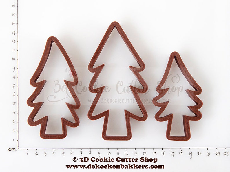 Pine Tree Cookie Cutter Set - Etsy