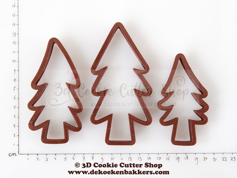 Pine Tree Cookie Cutter Set - Etsy