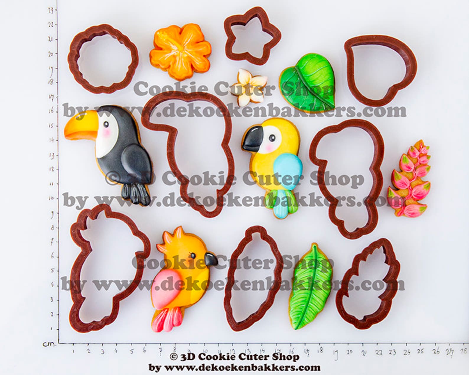 Tropical Birds Cookie Cutter Set - Etsy