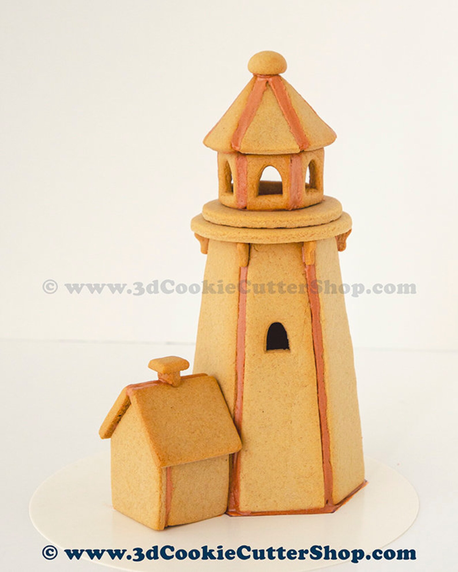 Gingerbread Lighthouse Cookie Cutter Set - Etsy