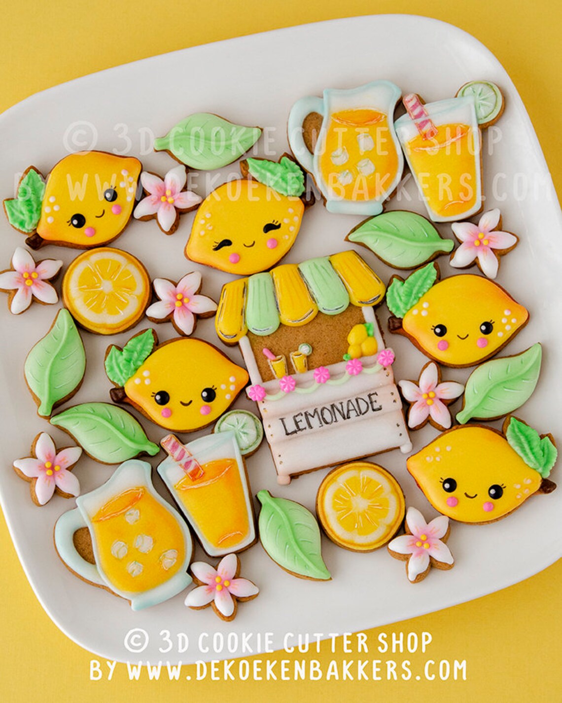 Lemonade Stand Cookie Cutter Set - Etsy