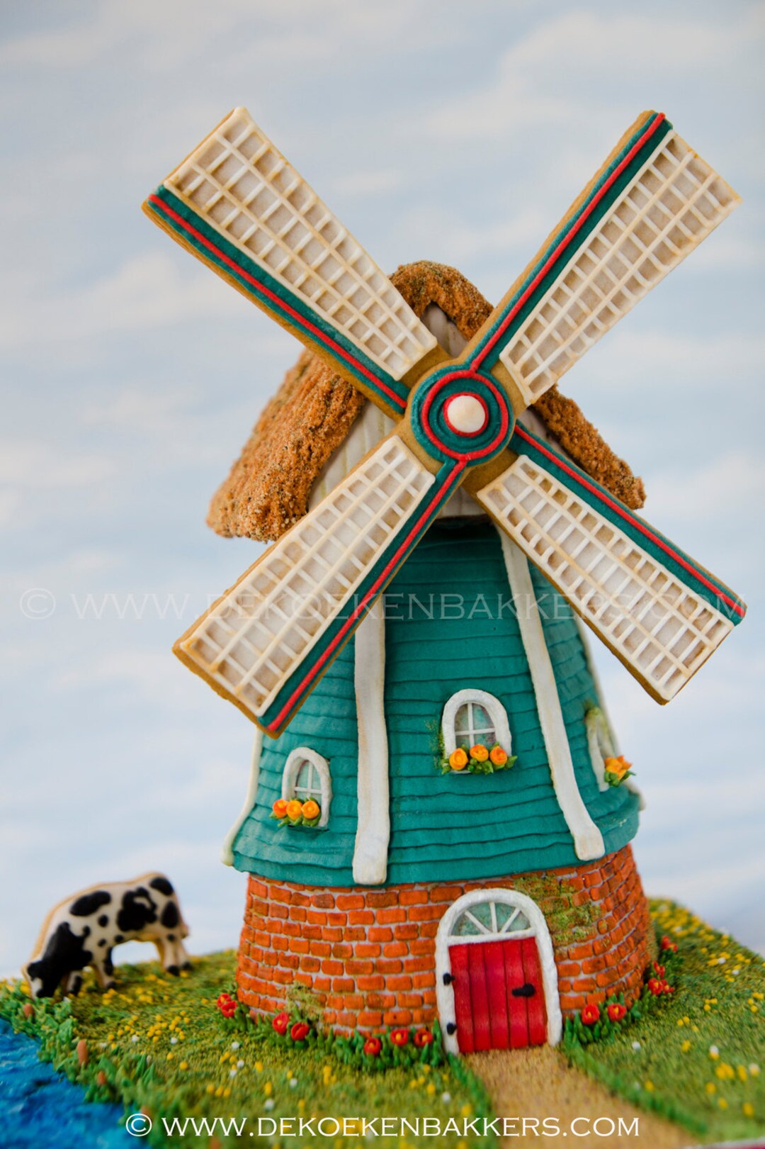 3D Gingerbread Windmill Cookie Cutter Set | Fondant Cutters | Clay ...