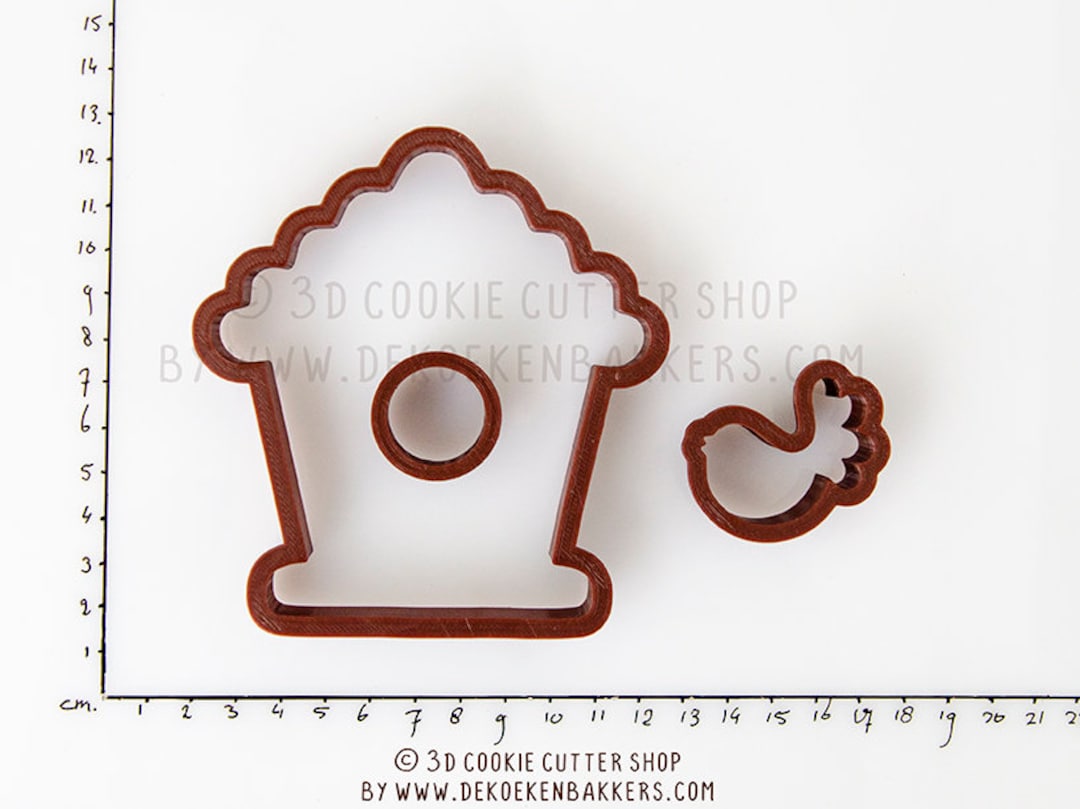 Folk Art Bird House Cookie Cutter Set - Etsy