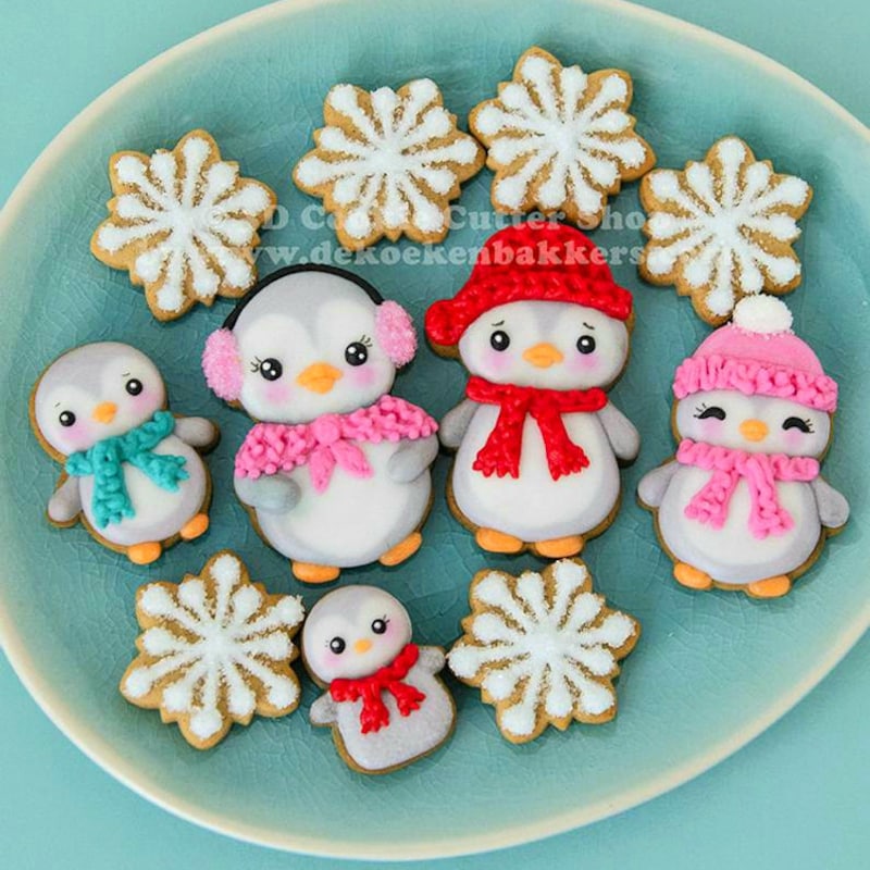 Penguin Cookies - Etsy