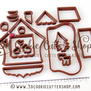 Gingerbread Cuckoo Clock House Cookie Cutter Set | Cuckoo Clock ...