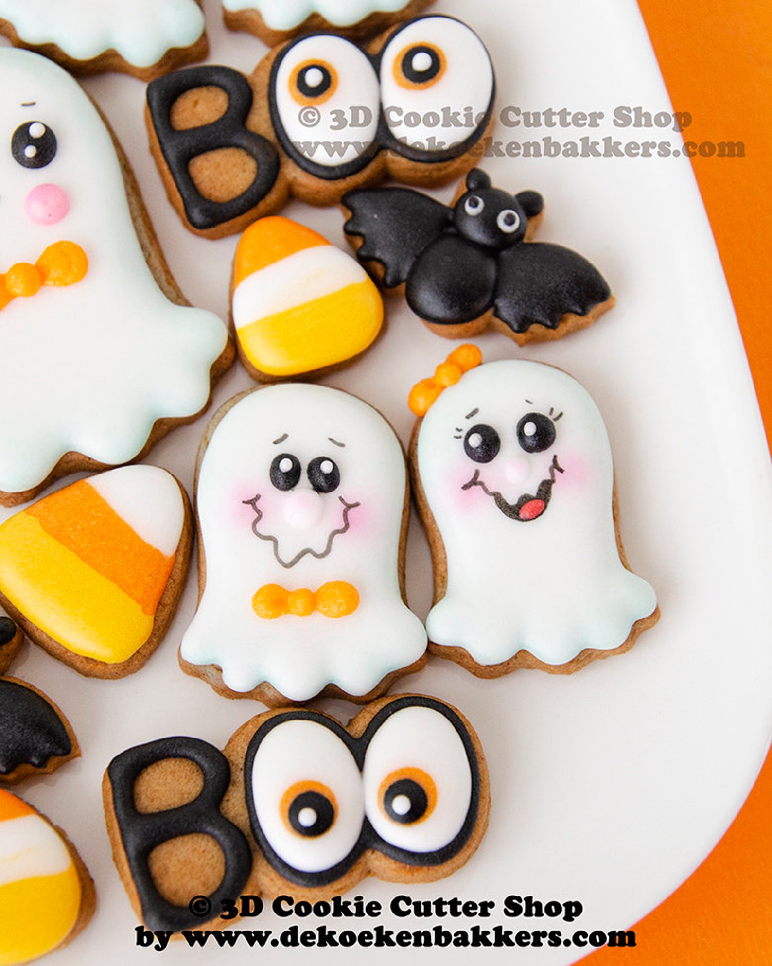 BOO! Halloween Cookie Cutter Set - Etsy