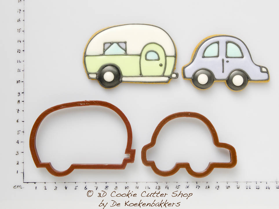 Retro Camper & Car Cookie Cutter Set - Etsy