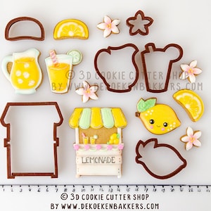 Lemonade Stand Cookie Cutter Set - Etsy