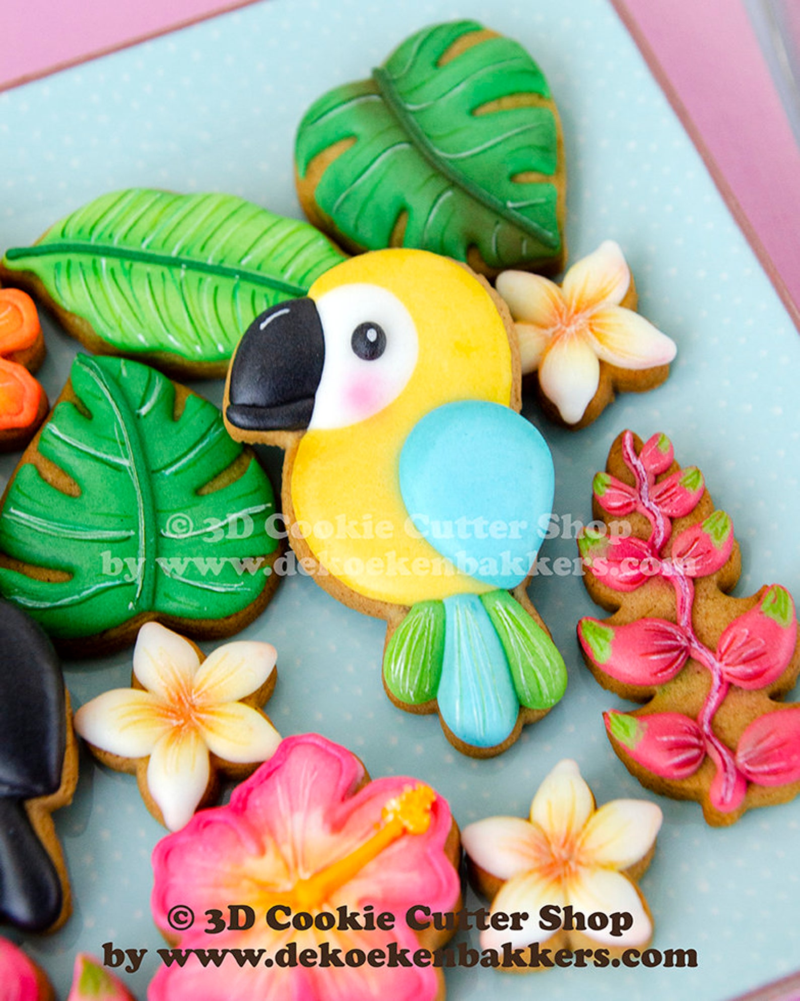 Tropical Birds Cookie Cutter Set - Etsy