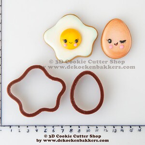Fried Egg & Egg Cookie Cutter Set - Etsy