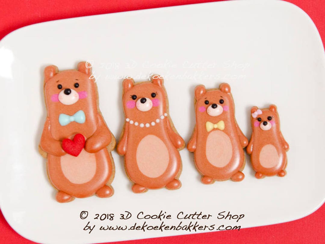 Nesting Bears Cookie Cutter Set - Etsy