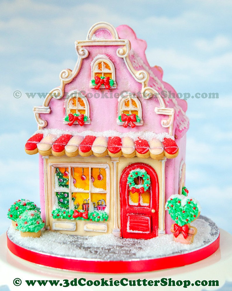 Gingerbread Shop / Canal House Cookie Cutter Set Gingerbread - Etsy