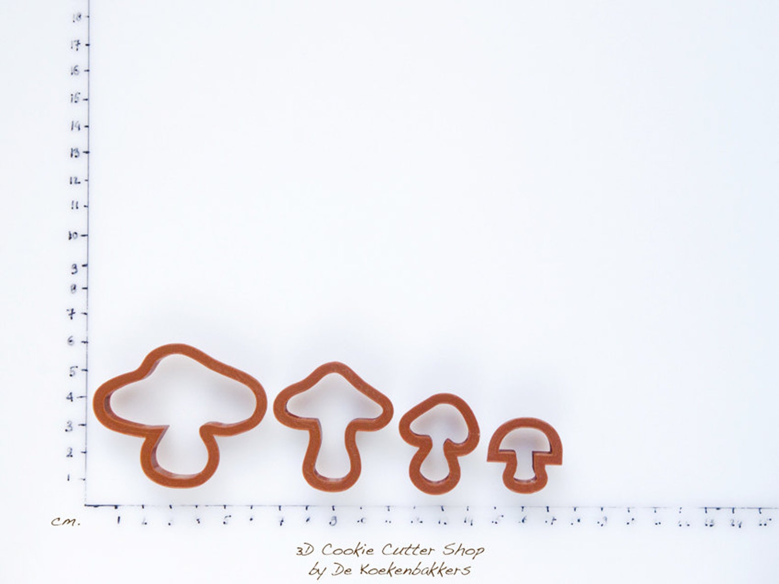 Toadstool Mini Cookie Cutter Set - Etsy